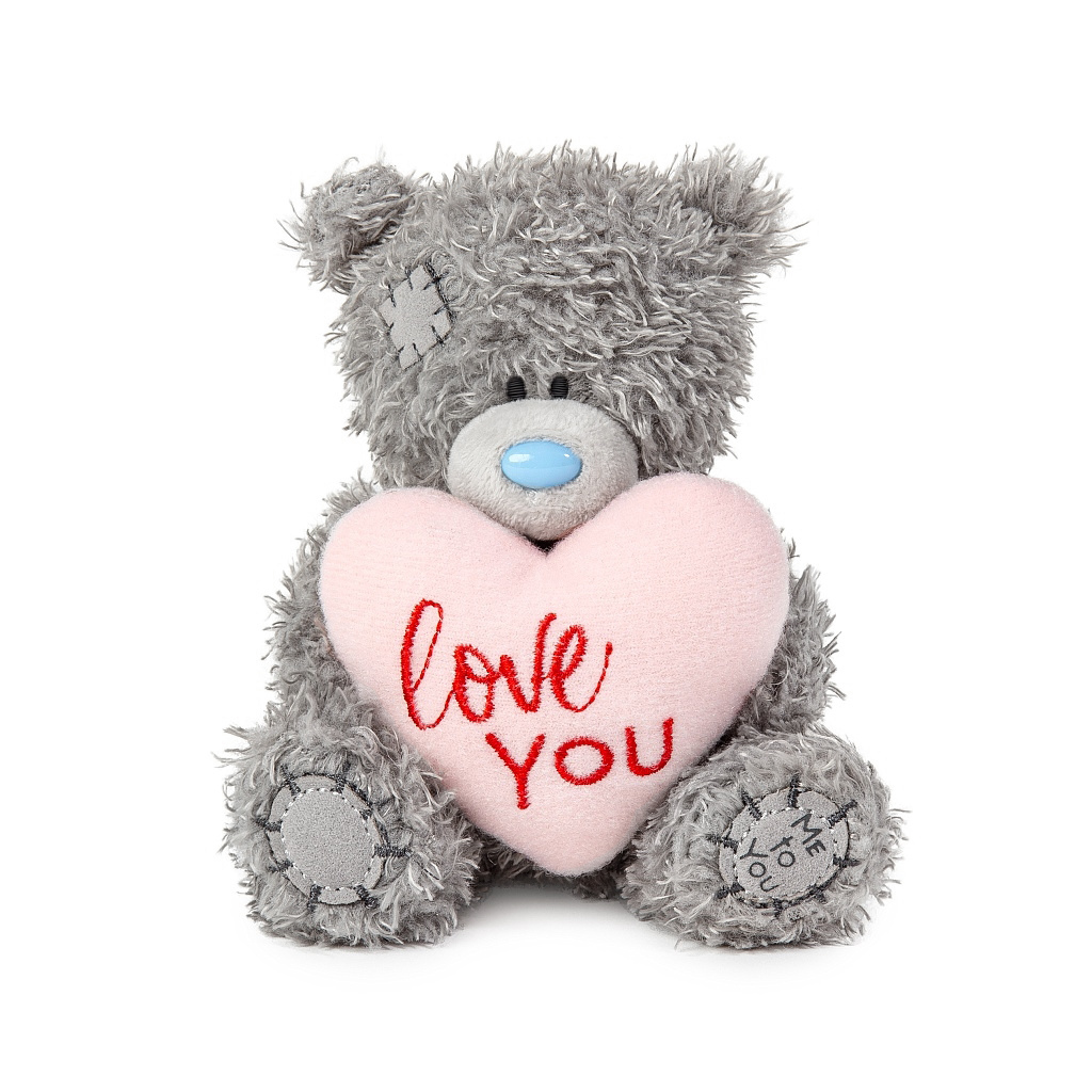 Nalle 10cm med rosa hjärta Love You - Me to you (Miranda nalle) | Nalleriet.se